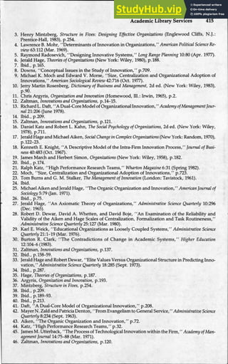 Academic Library Services The Literature Of Innovation | PDF