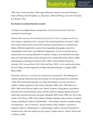 Academic Literacies A Critical Lens On Writing And Reading In The ...