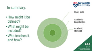 Academic literacy uhmlg | PPTX