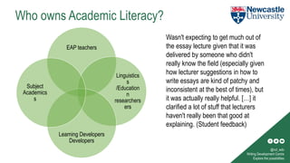 Academic literacy uhmlg | PPTX