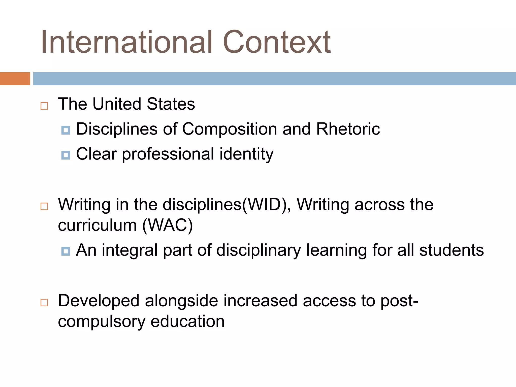 Writing as Process or Product? Implications for Institutional Practice ...