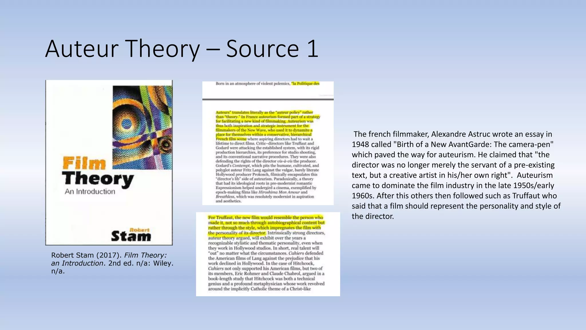 Academic media theories research | PPT