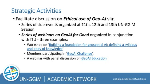 Academic Network Strategy on implementing UN IGIF | PPTX | Geography ...