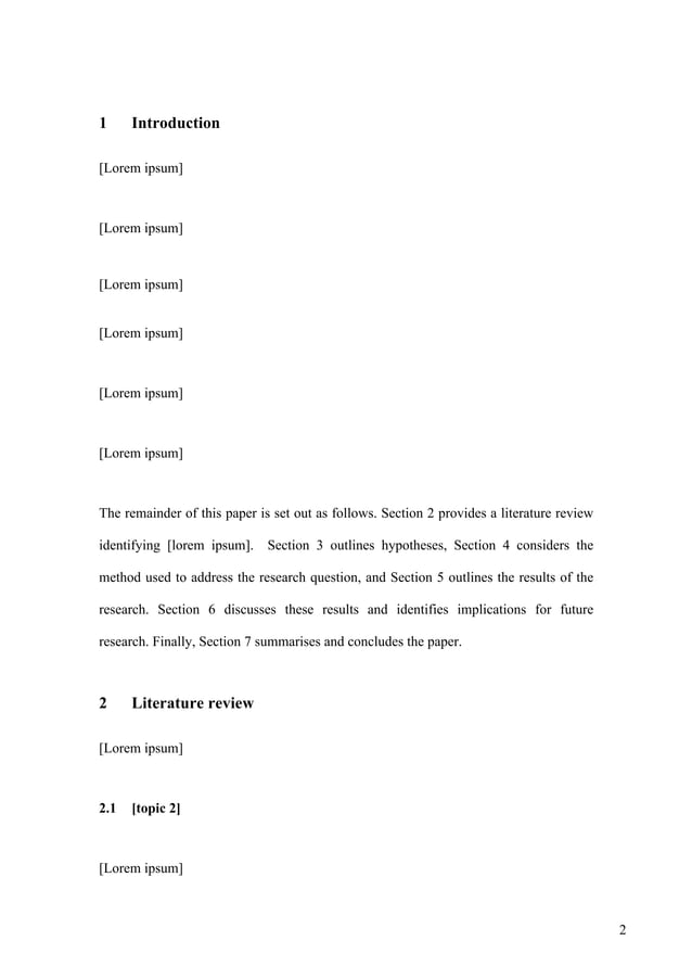 Academic paper template | PDF