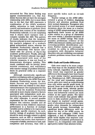 Academic Performance Rating Scale | PDF