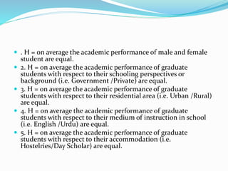 Academic performence and factors affecting it full 1 | PPTX