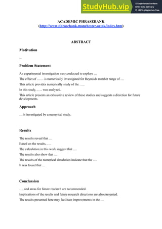 ACADEMIC PHRASEBANK (Http Www.Phrasebank.Manchester.Ac.Uk Index.Htm