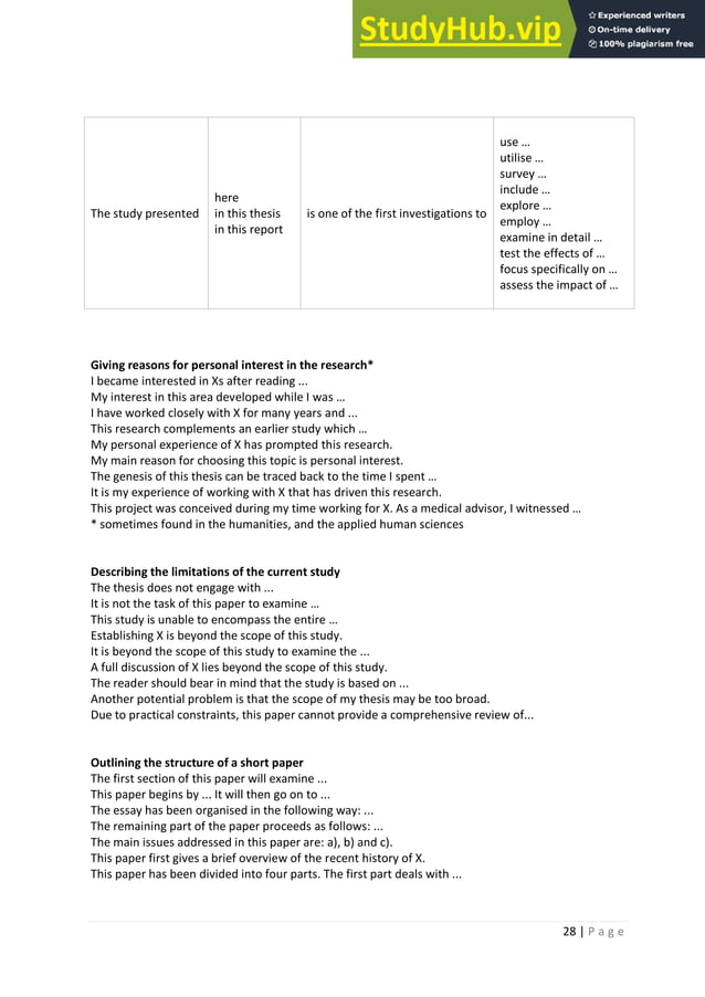 Academic Phrasebank Navigable PDF | PDF | Science