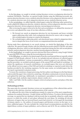 Academic Plagiarism Detection | PDF