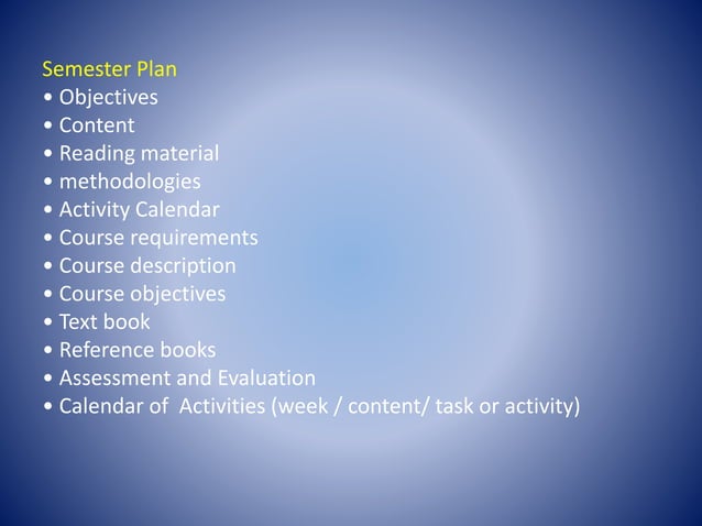 Academic planning and management | PPTX