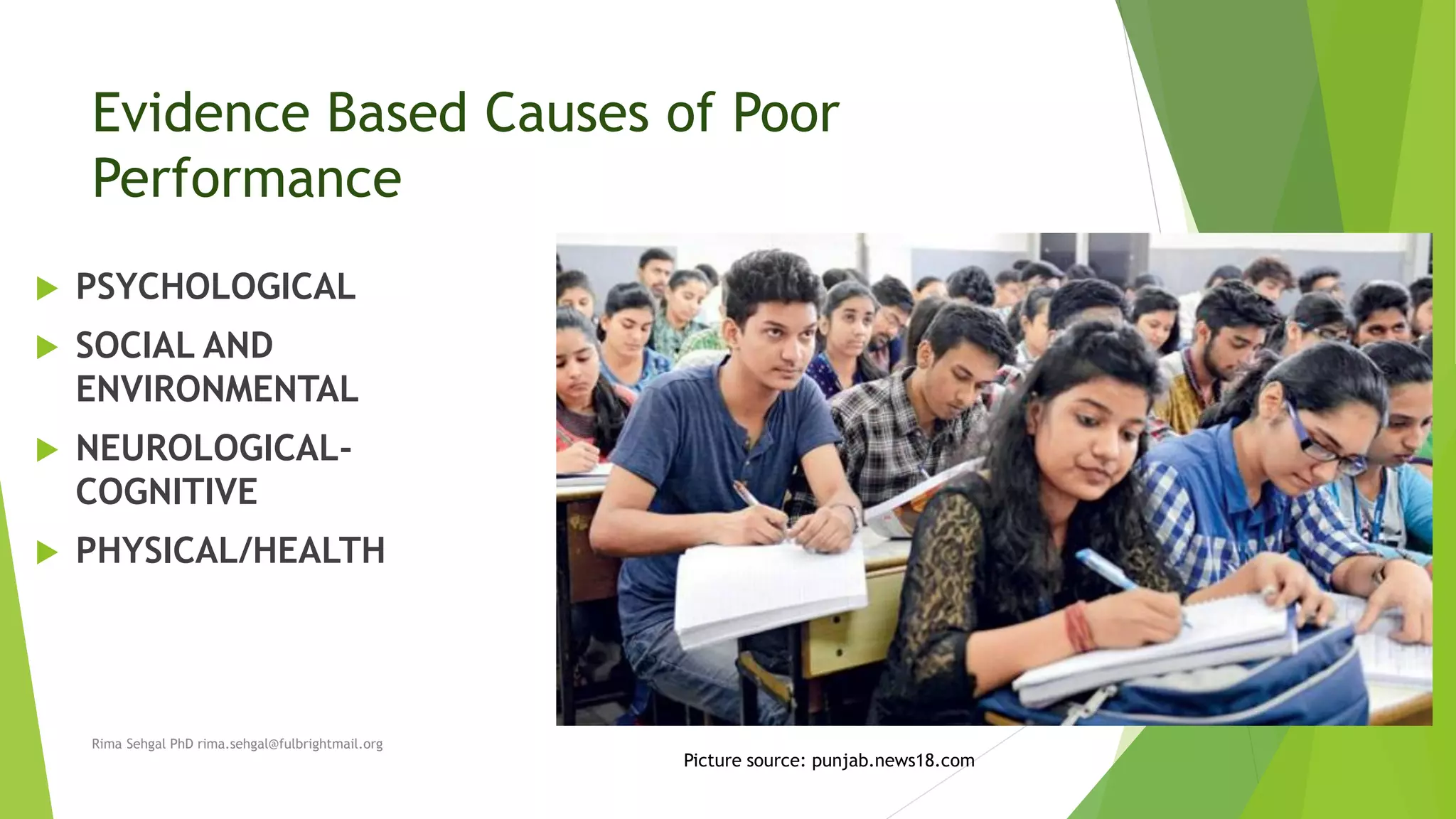Academic poor performance | PDF