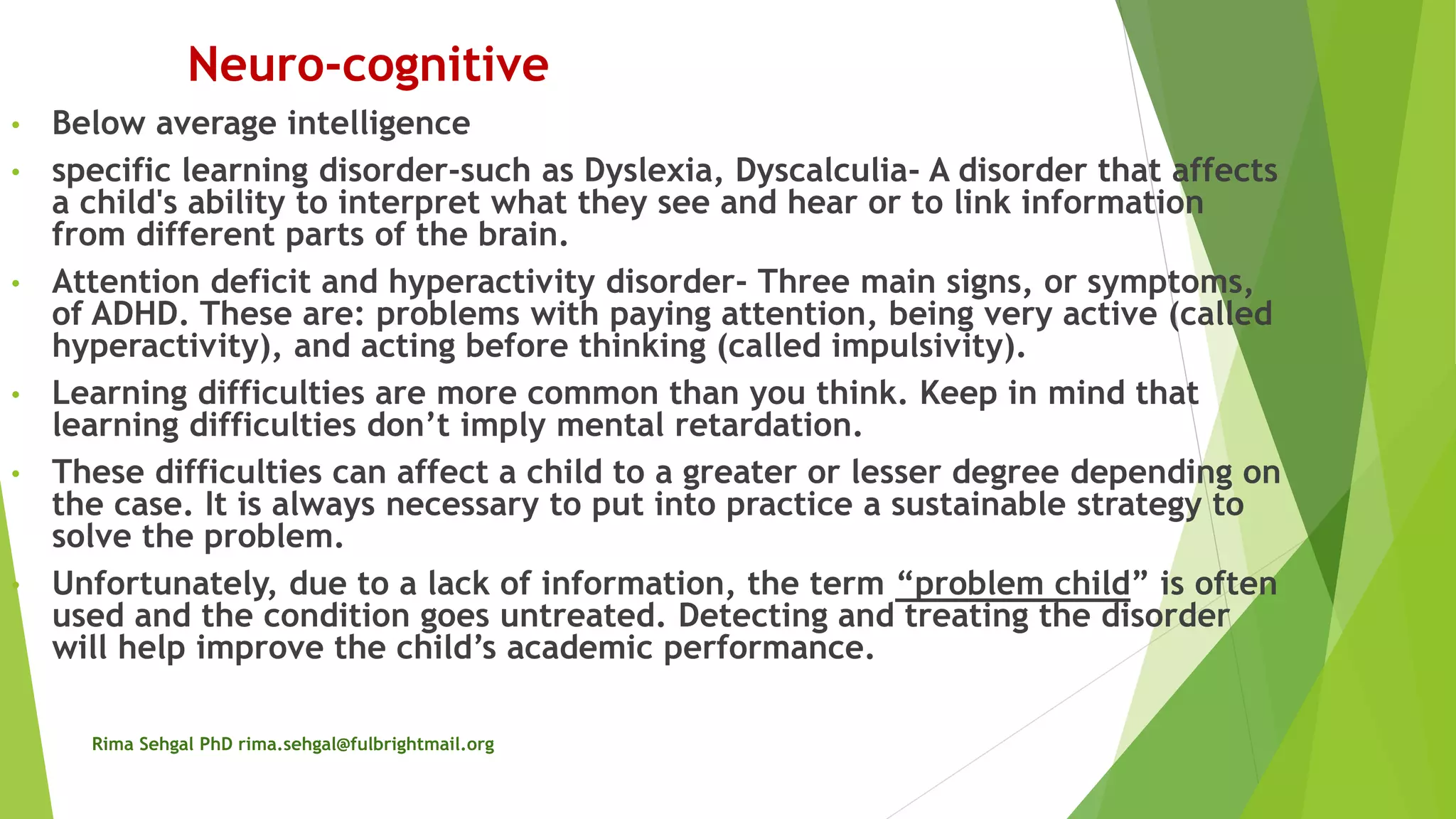 Academic poor performance | PDF