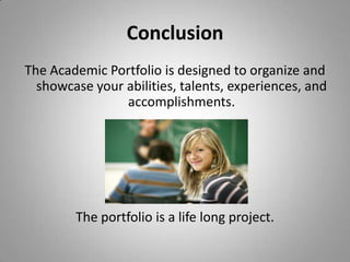 Academic Portfolio presentation | PPTX