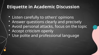 Academic presentation and discussion.pptx