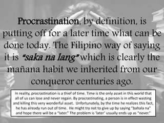 Academic Procrastination | PPTX