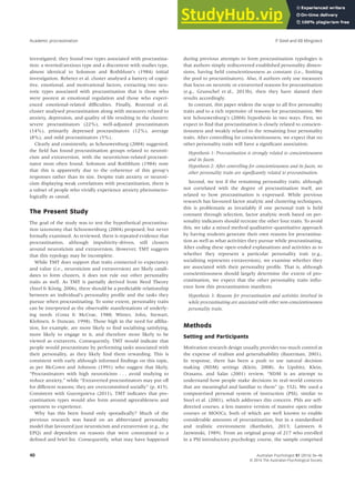 Academic Procrastination Psychological Antecedents Revisited | PDF