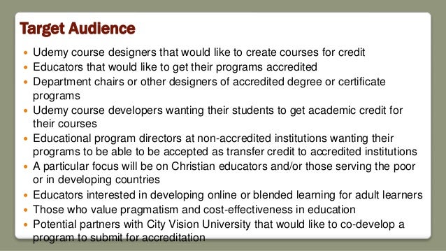 Academic Program Development and Accreditation Course | PPT