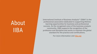 Business analysis course framework and curriculum | PPT