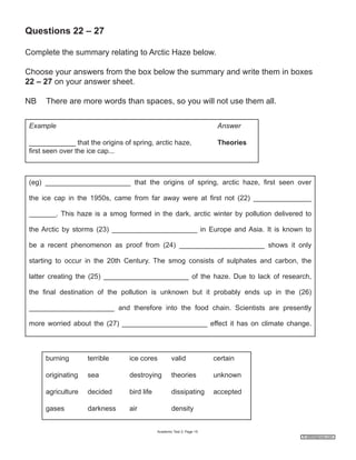 IELTS Real Test 2 | PDF