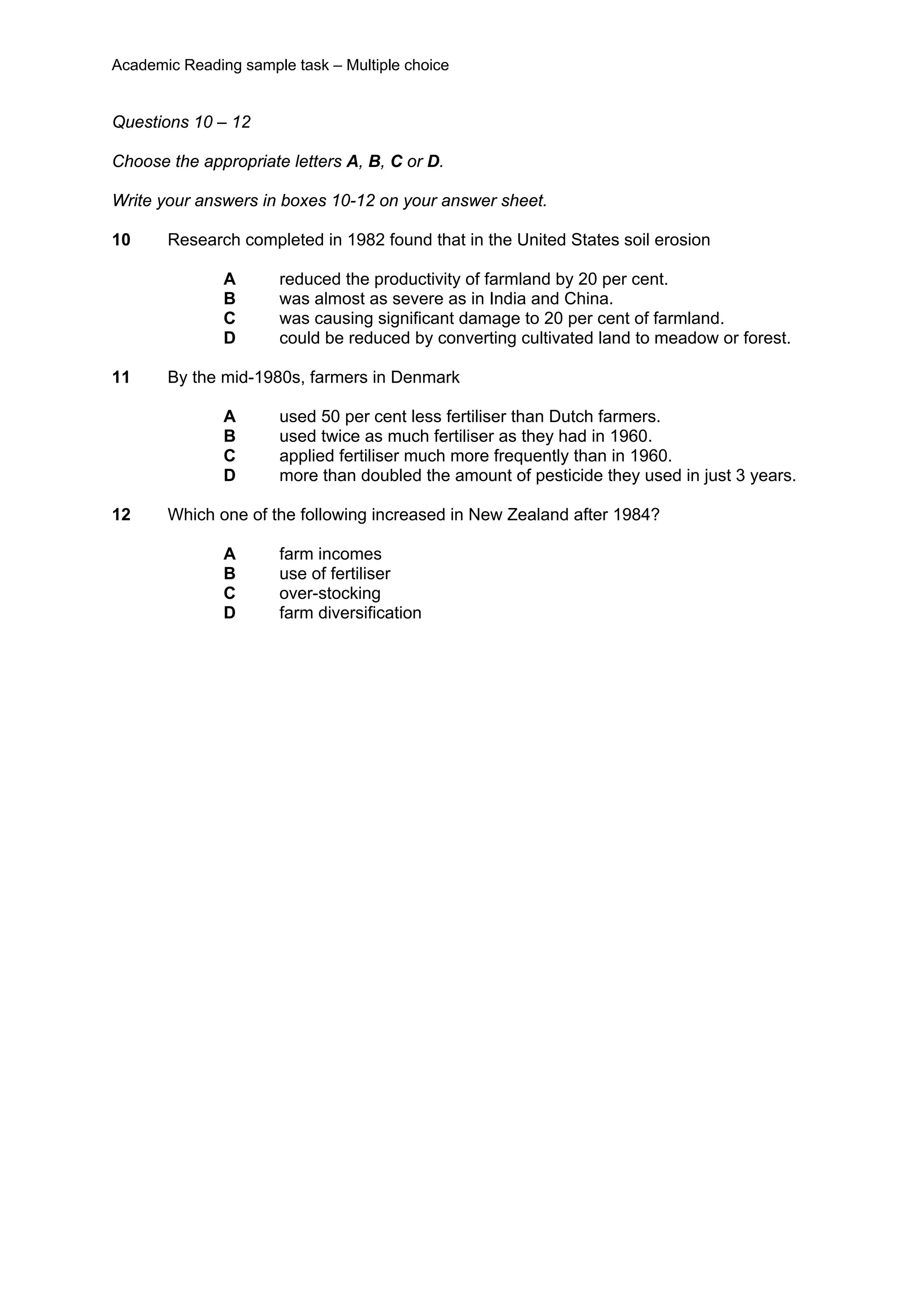 Academic reading sample_task_multiple_choice_IELTS | PDF Academic reading sample_task_multiple_choice_IELTS | PDF