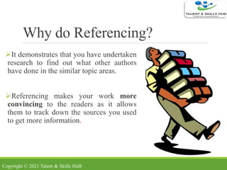 Academic referencing harvard style of referencing- | PPTX