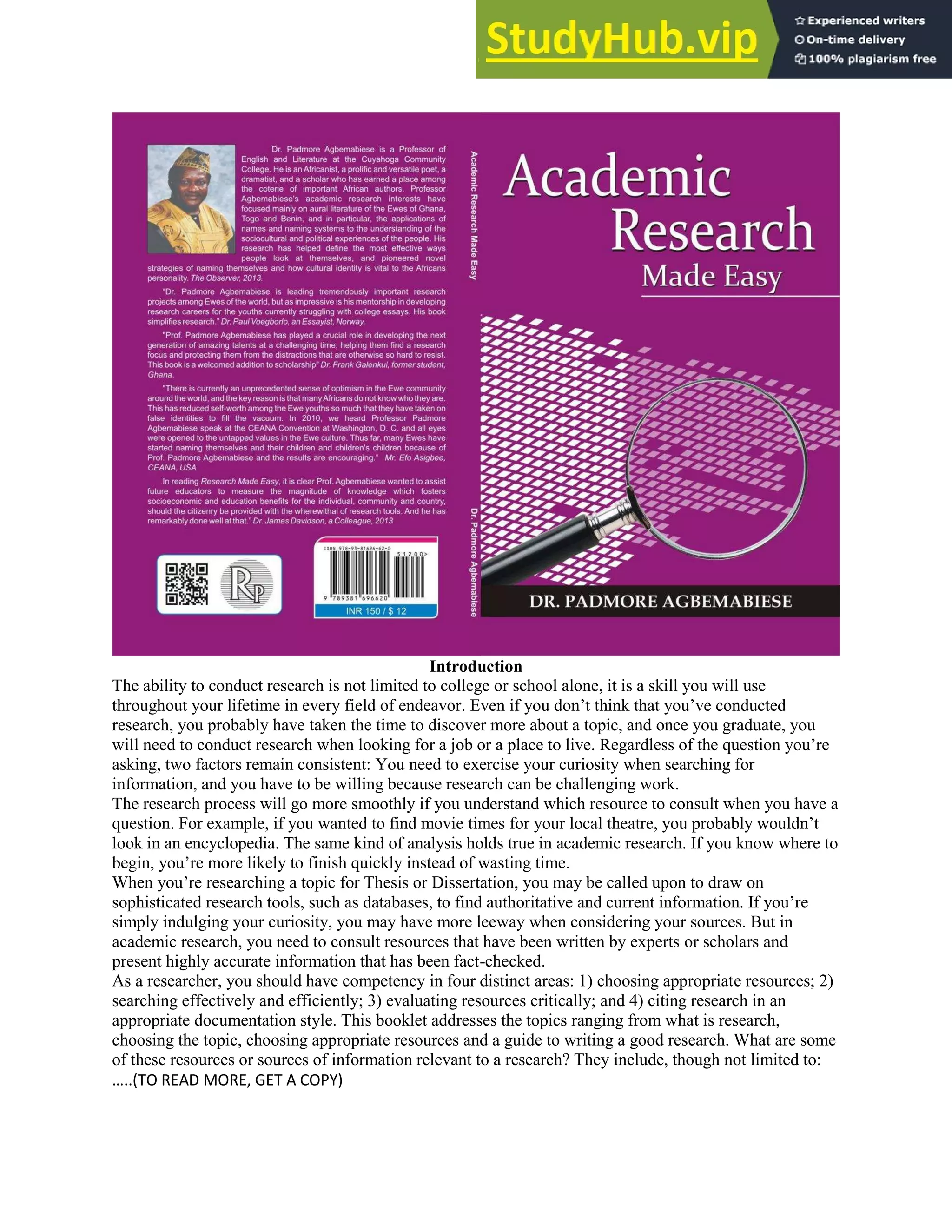 Academic Research Made Easy | PDF