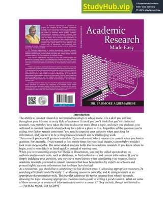 Academic Research Made Easy | PDF