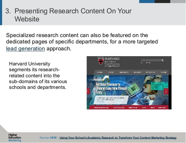 Transform Your Content Marketing With Your School’s Academic Research