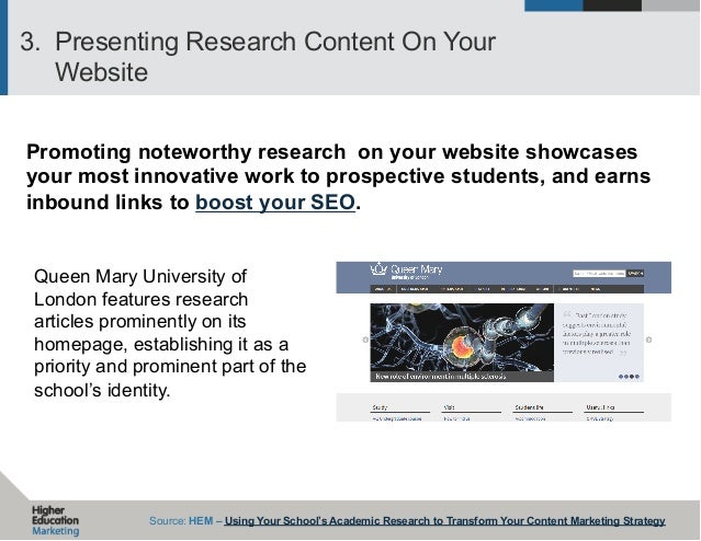 Transform Your Content Marketing With Your School’s Academic Research