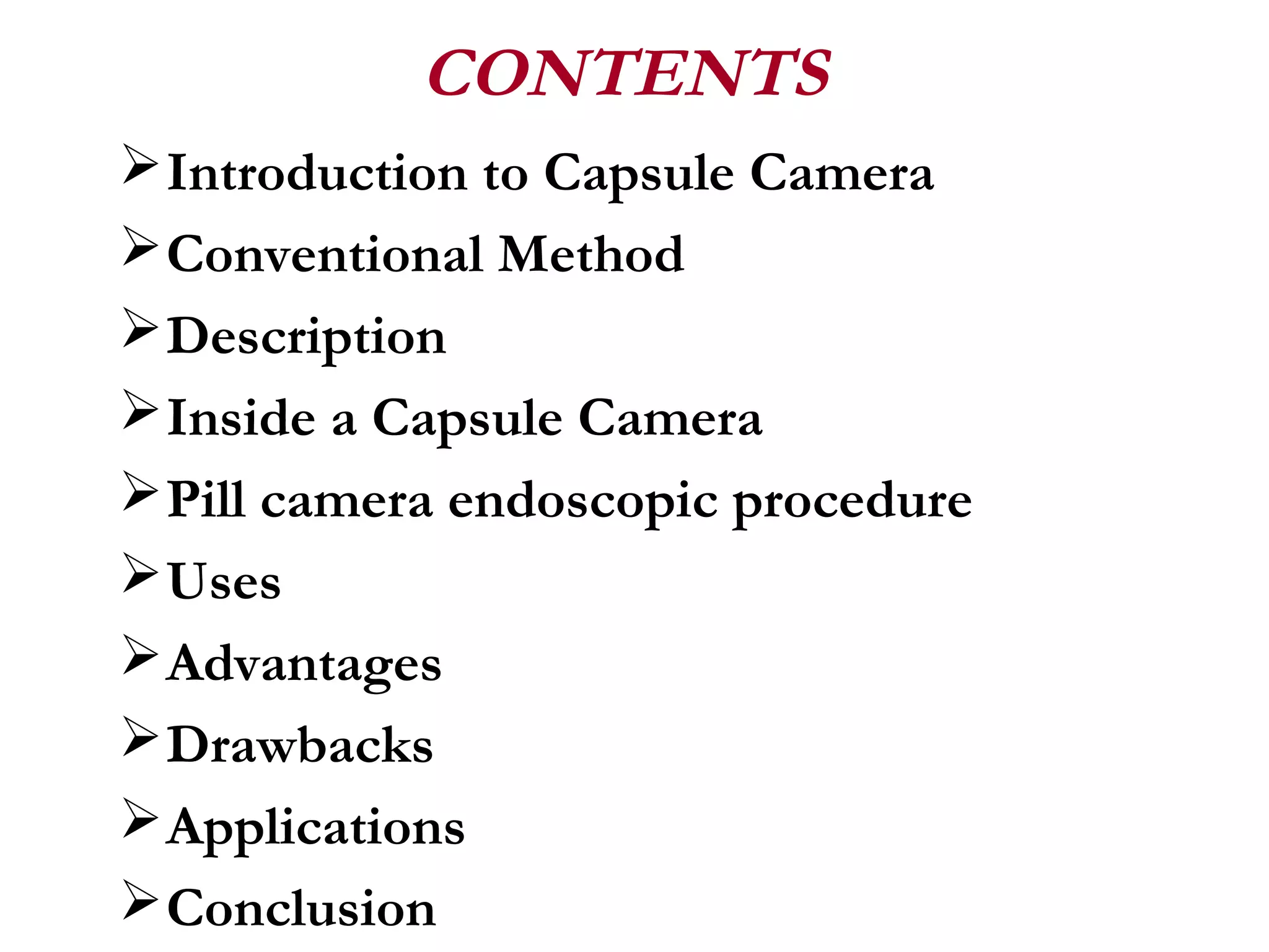 Pill Camera ppt | PPT