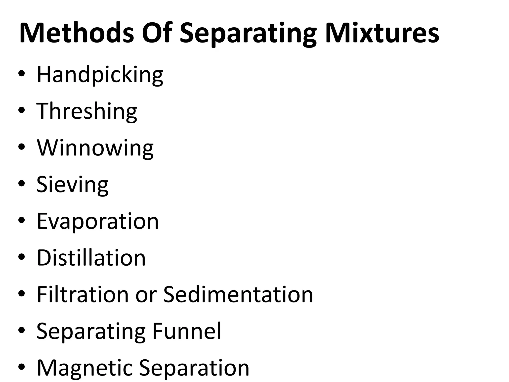 technology of separation of mixture | PPTX