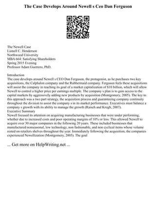 Academic Statement Of Purpose Sample By Sample | PDF