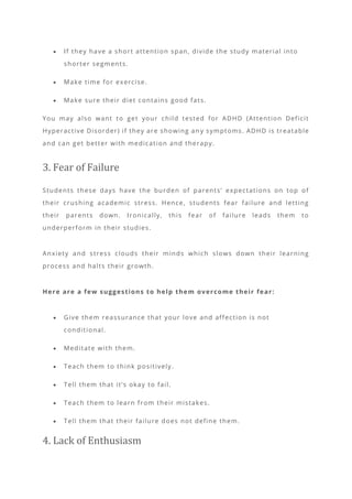 Academic strengths and weaknesses of students | PDF