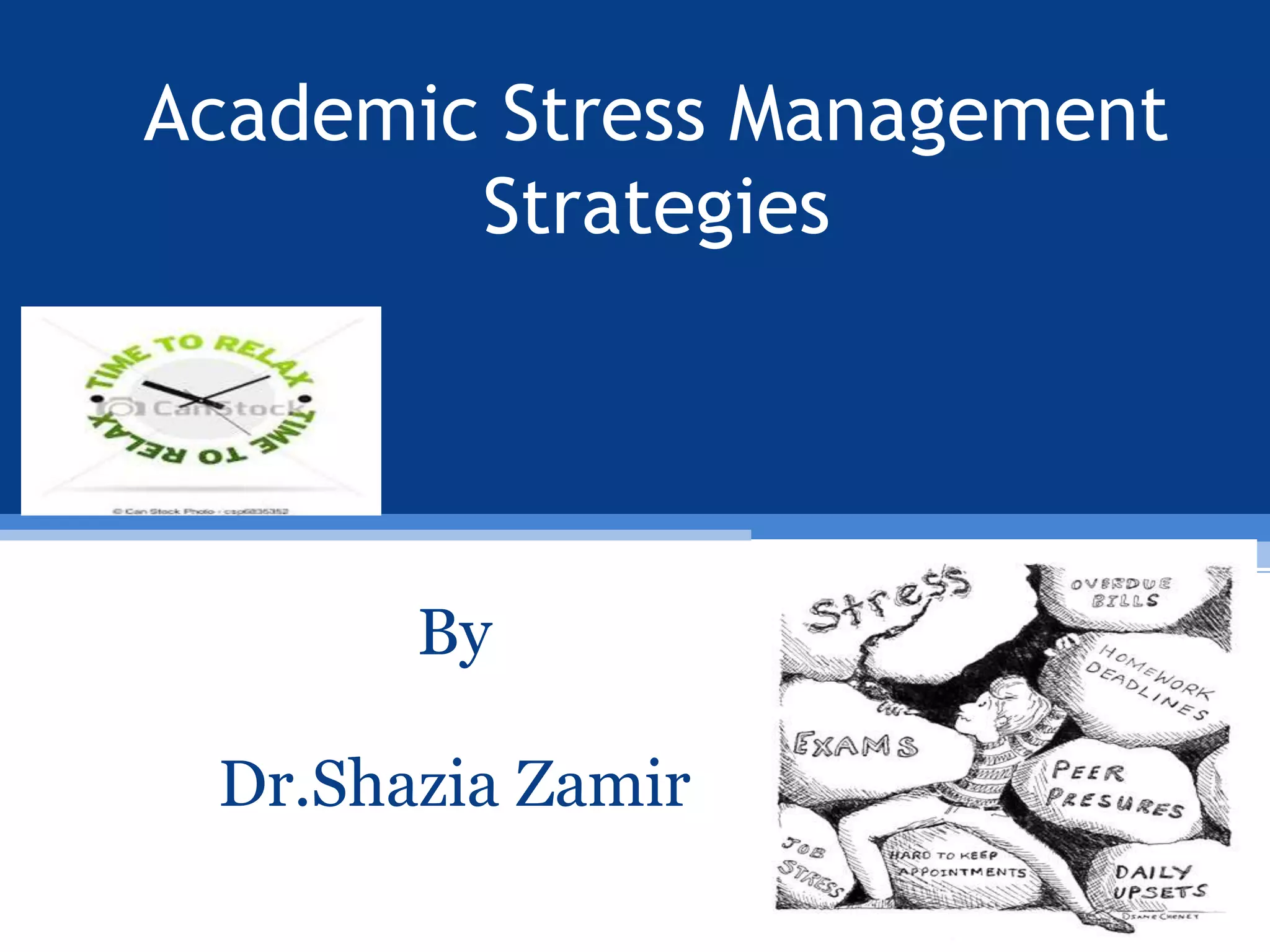 Academic stress management strategies copy | PPTX