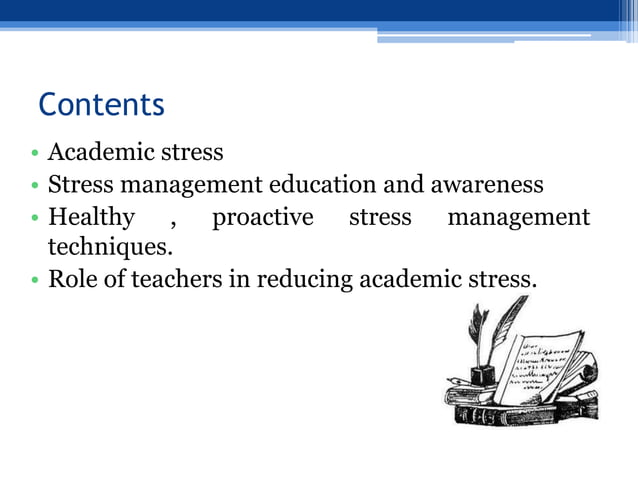 Academic stress management strategies copy | PPTX