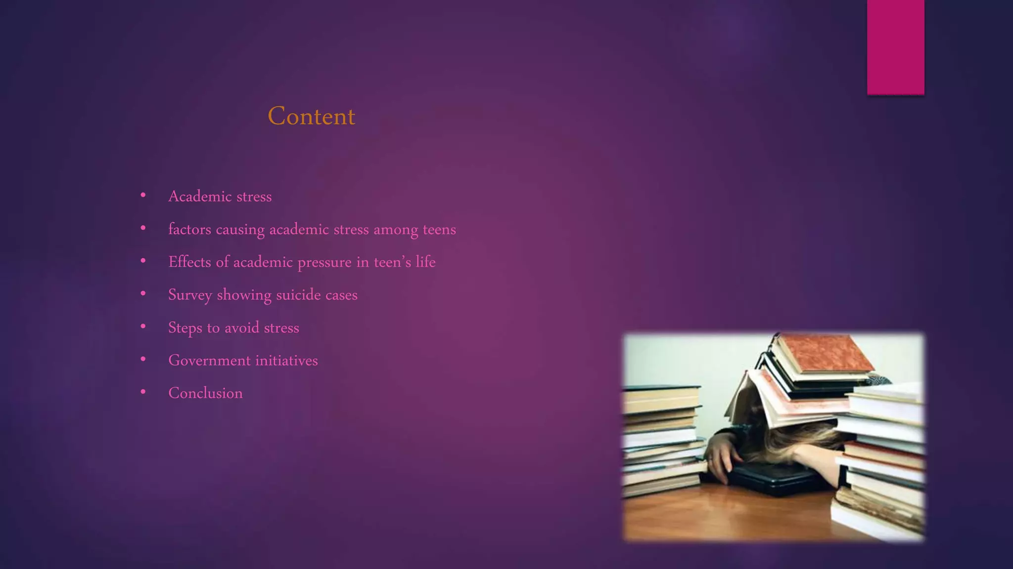 Academic stress & pressure | PPTX