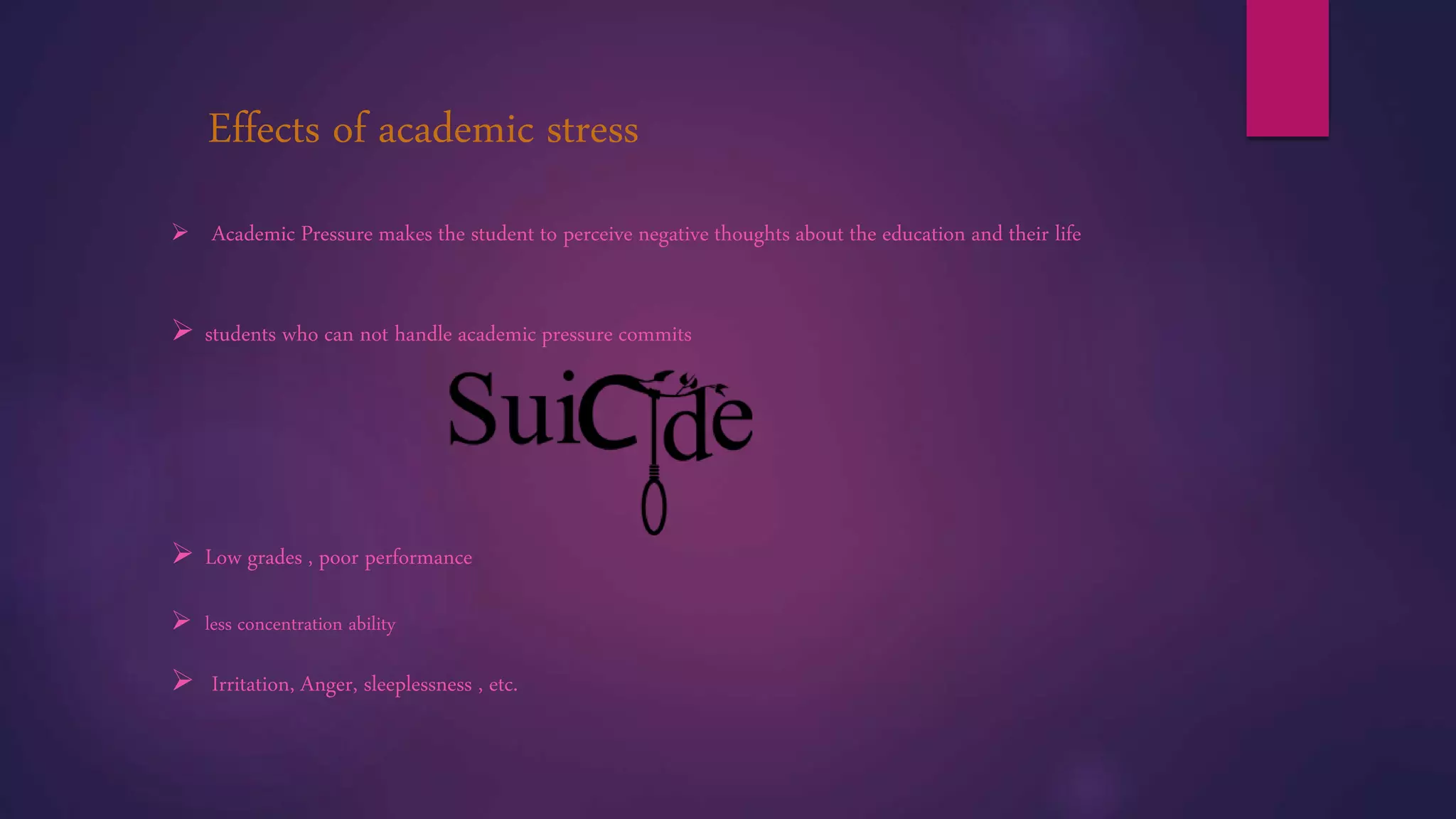 Academic stress & pressure | PPTX