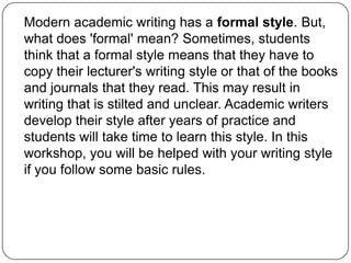 Academic style | PPTX