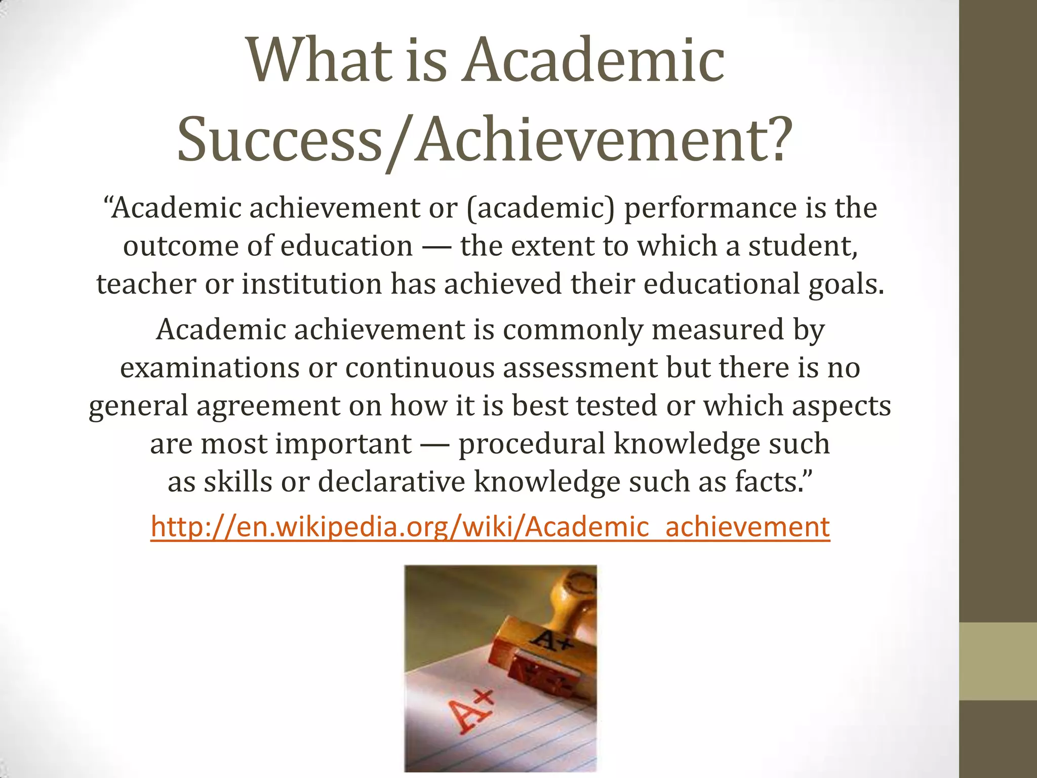 Academic Success LaSondra Dawn | PPT