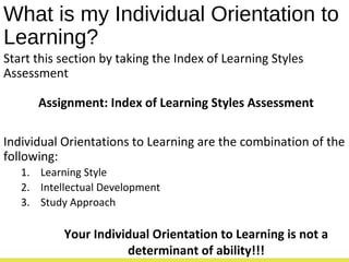 Academic Success Pt.1 | PPT