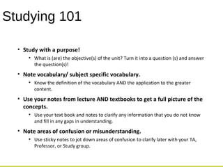 Academic Success Pt.3 | PPT | College Planning | College Education