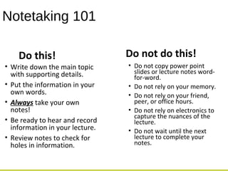 Academic Success Pt.3 | PPT | College Planning | College Education