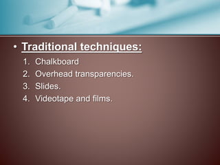 Academic teaching techniques | PPTX