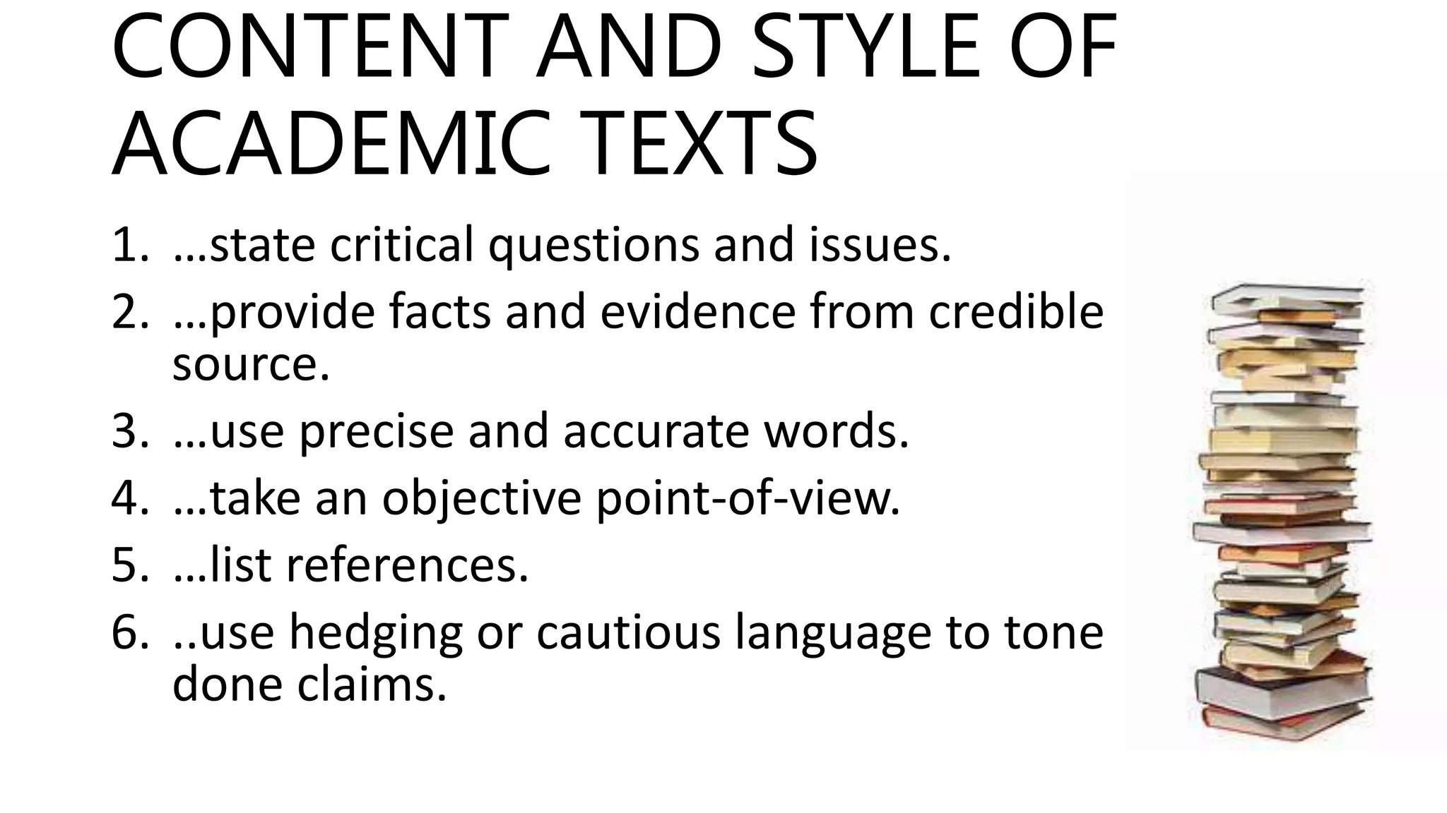 Structure of Academic Text/ Before, During and After Reading | PPTX