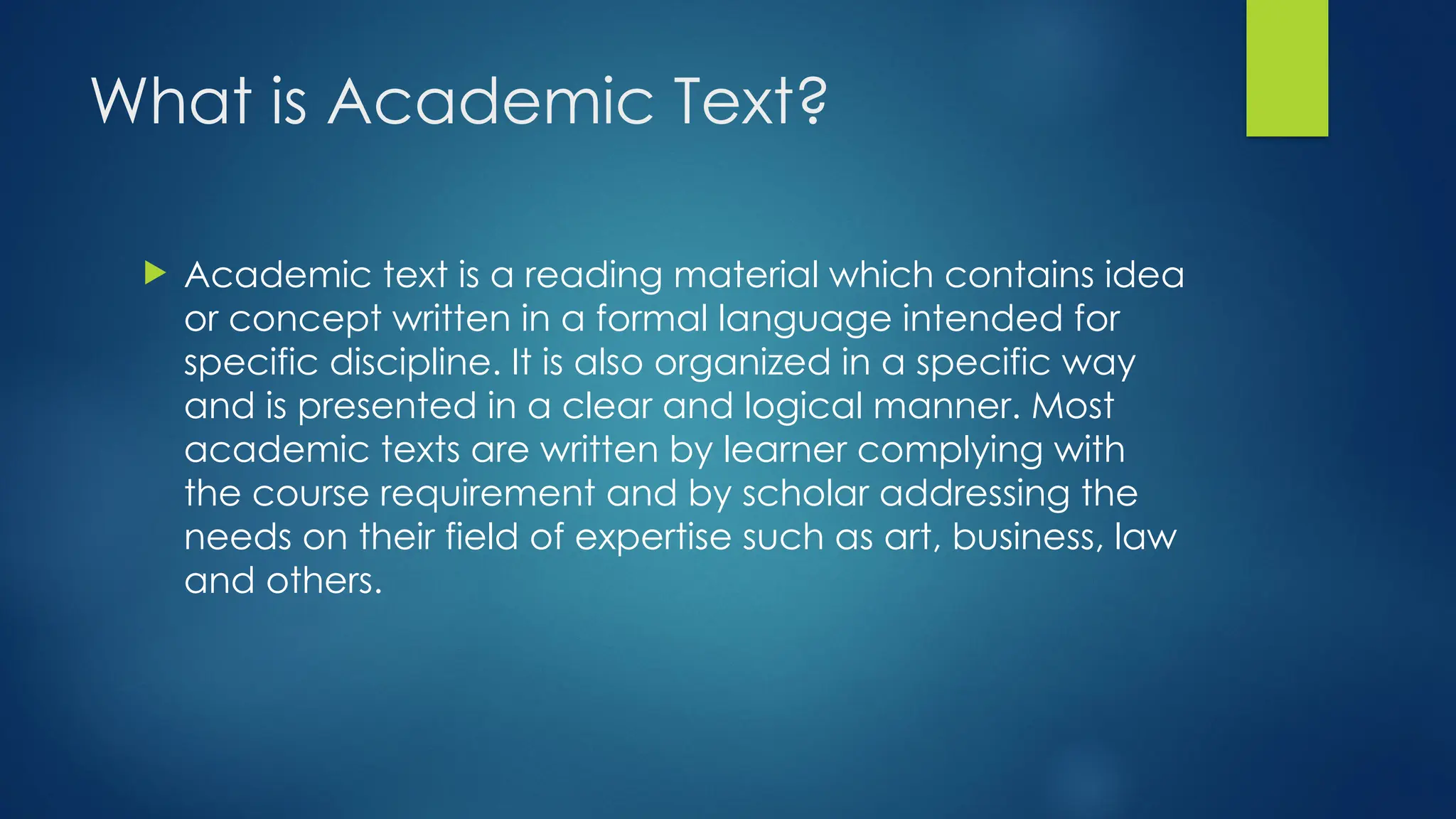 Academic text, types of Academic Text, Fiction and Nonfiction.pptx
