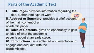 Academic Text and Structure of Text.pdf