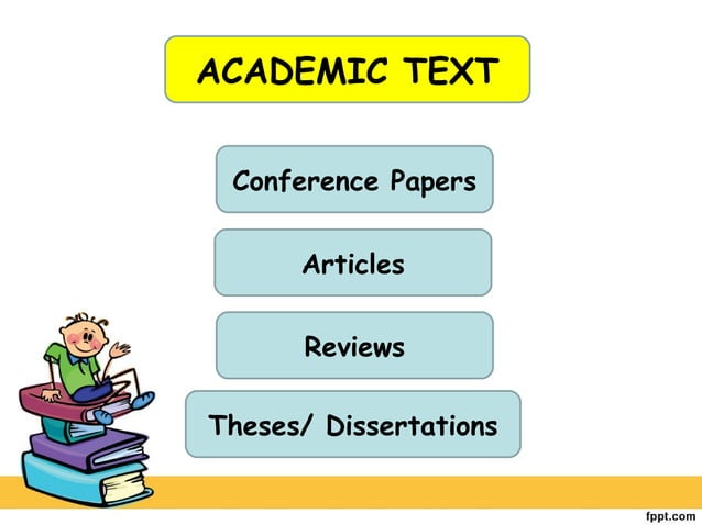 Academic text style and structure | PPT | Education