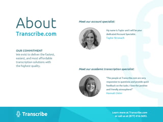 Academic transcription simplified! | PDF
