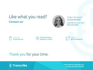 Academic transcription simplified! | PDF