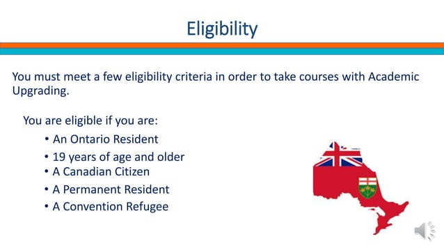 Academic Upgrading at Sheridan | PPTX | College Planning | College ...